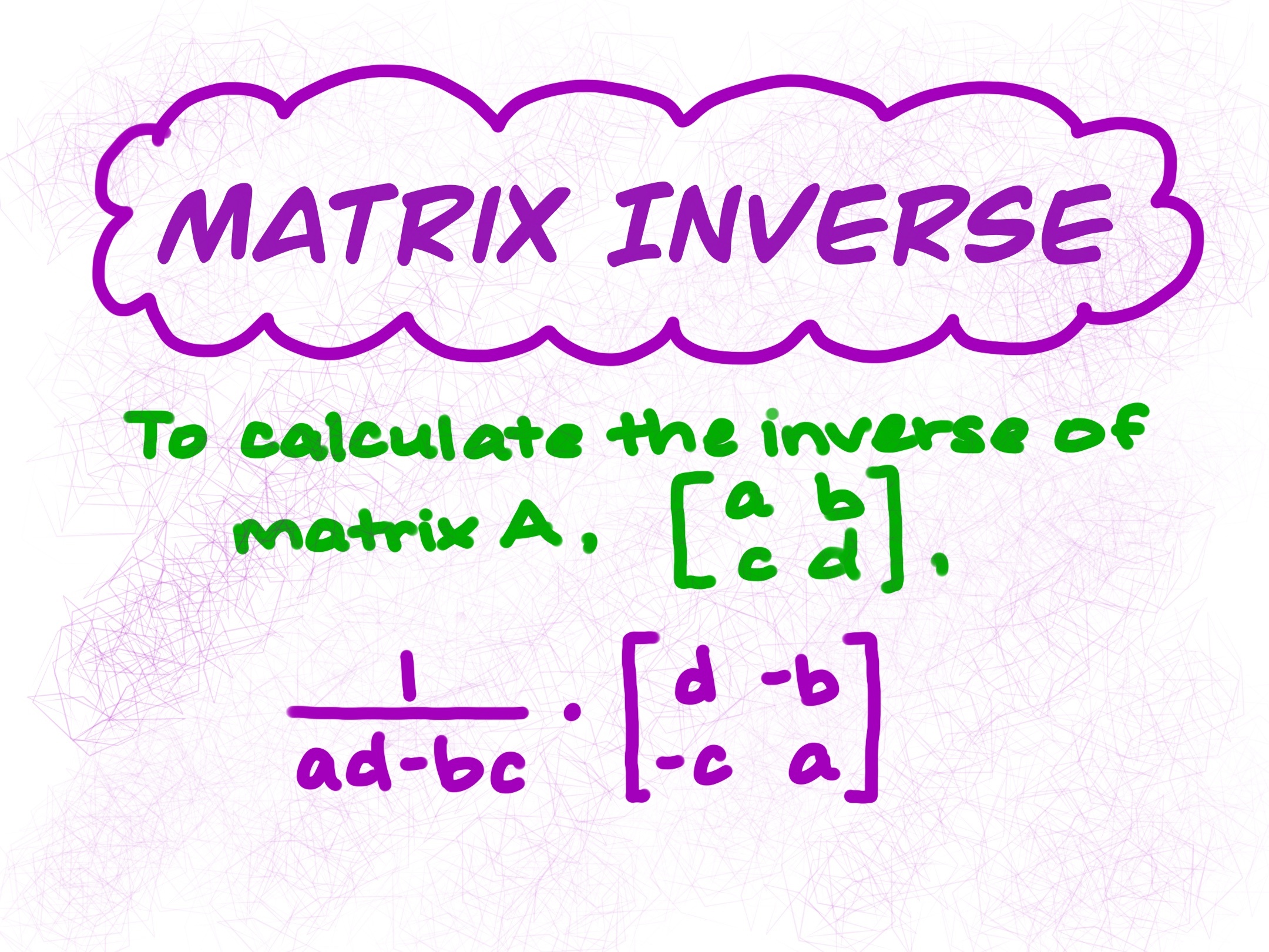 What Is A Matrix Inverse Expii