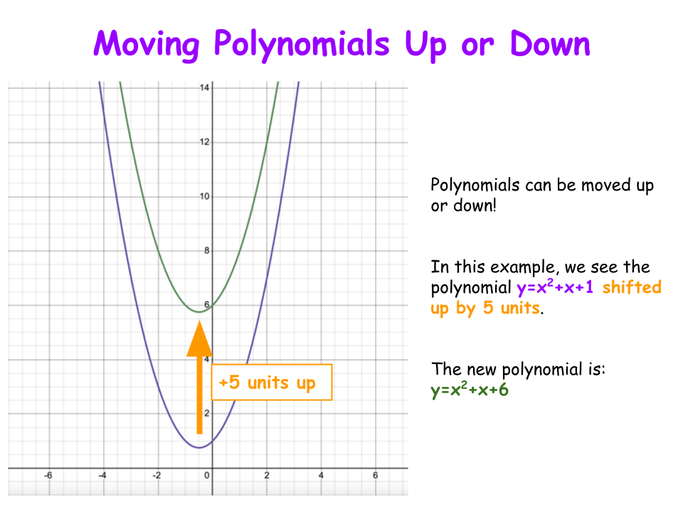 Moving Polynomials Up or Down - Expii