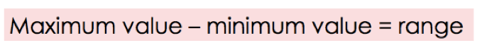 Measures of Central Tendency: Calculating Range - Expii