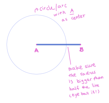 Construction: Perpendicular Bisector - Expii