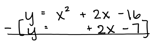 Solving Linear-Quadratic Systems by Elimination - Expii